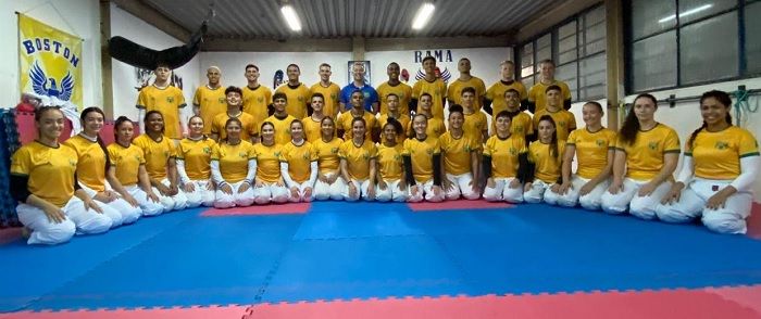 Seleção Brasileira De Karatê Preparada Para O Pan Americano Em Santiago